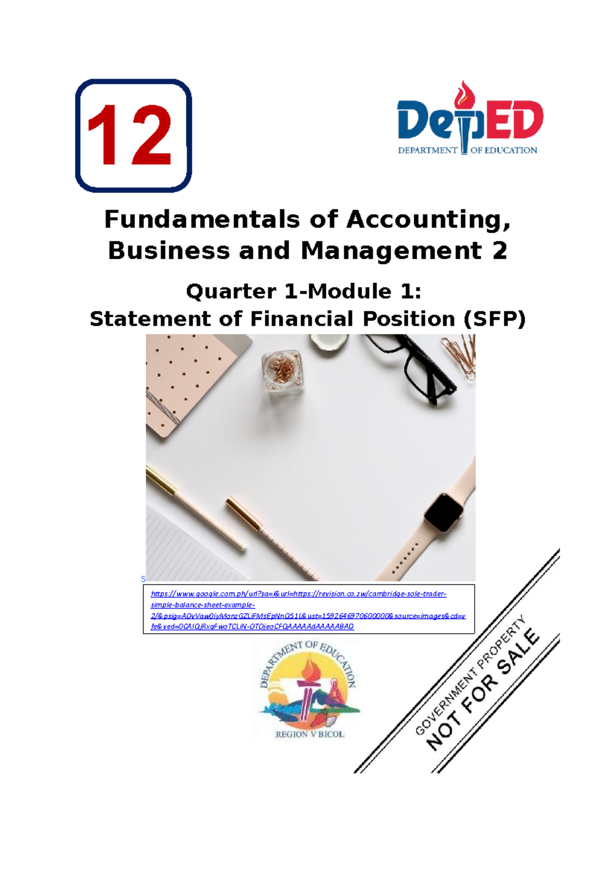FABM2 mod 1, q1 - Fundamentals of Accounting, Business and Management 2 ...