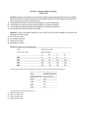 Microeconomics Cheat Sheet- Formulas for All Key Chapters-1 - Costs of ...