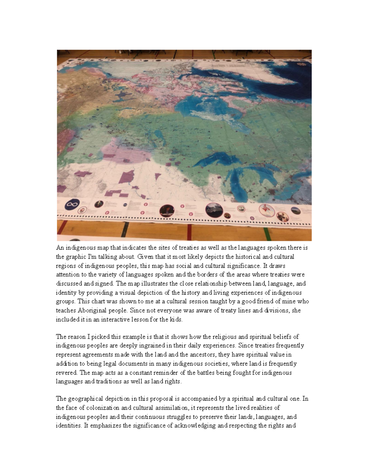 Socc50 Lived Religion - Assignment - An indigenous map that indicates ...