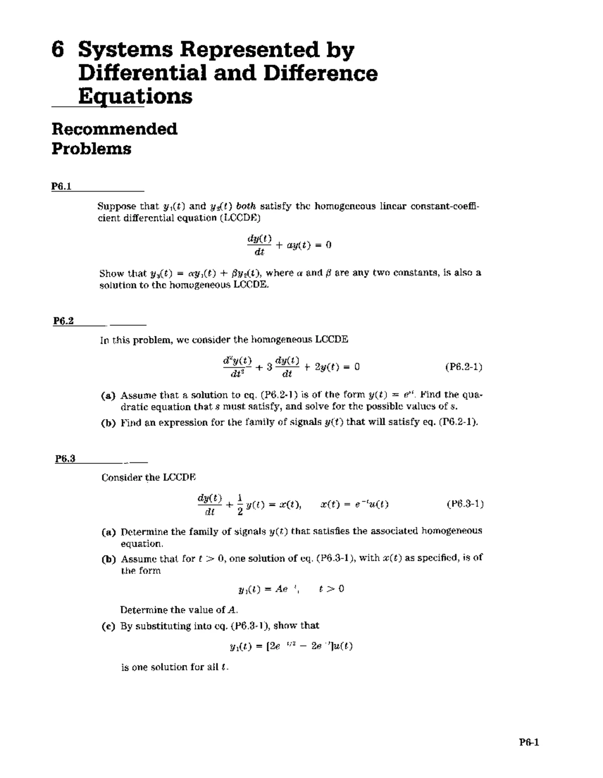 Signals and Systems P4: Convolution Problems and Solutions - Studocu