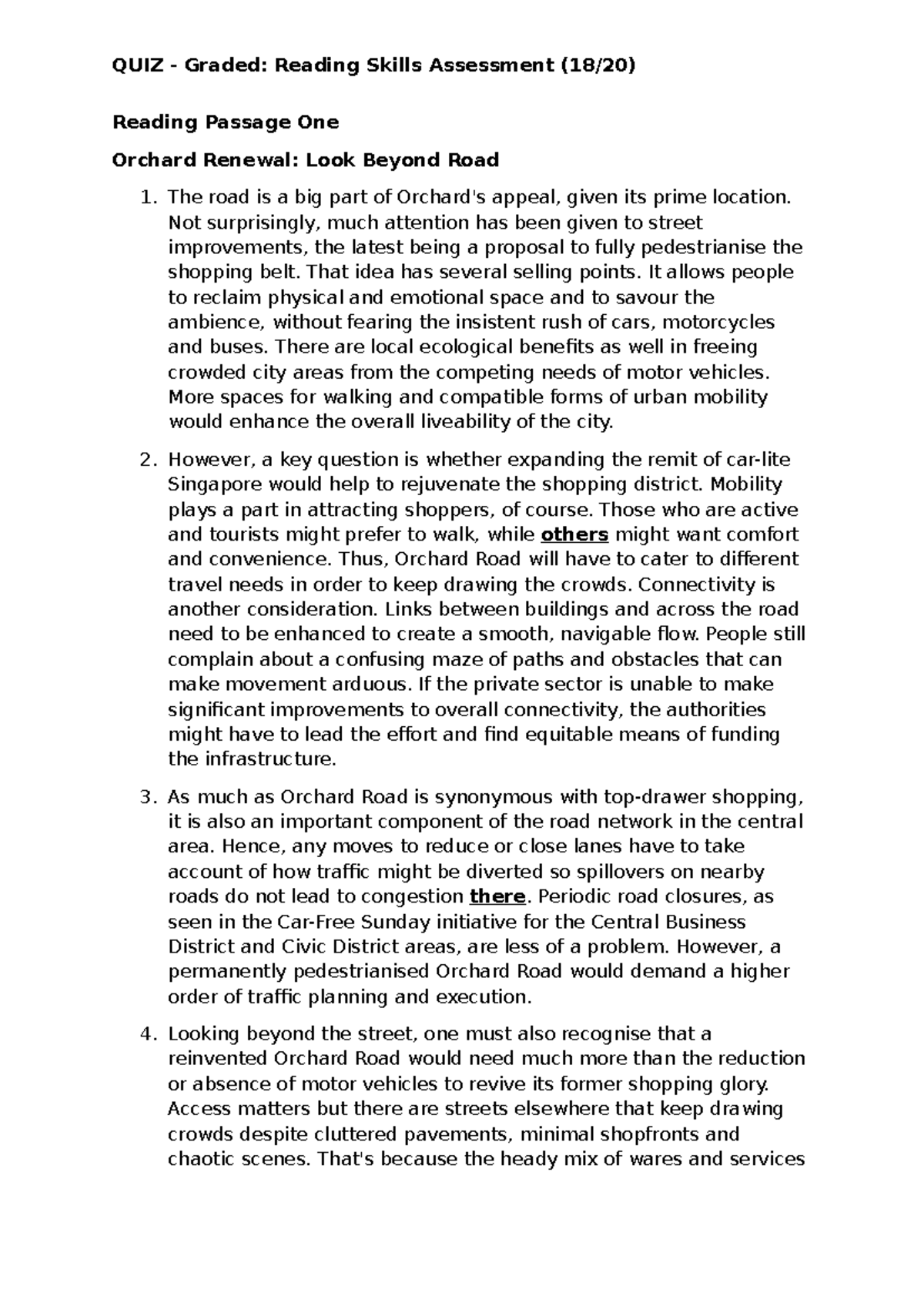 QUIZ - Graded - Reading Skills Assessment on Information Literacy - Studocu