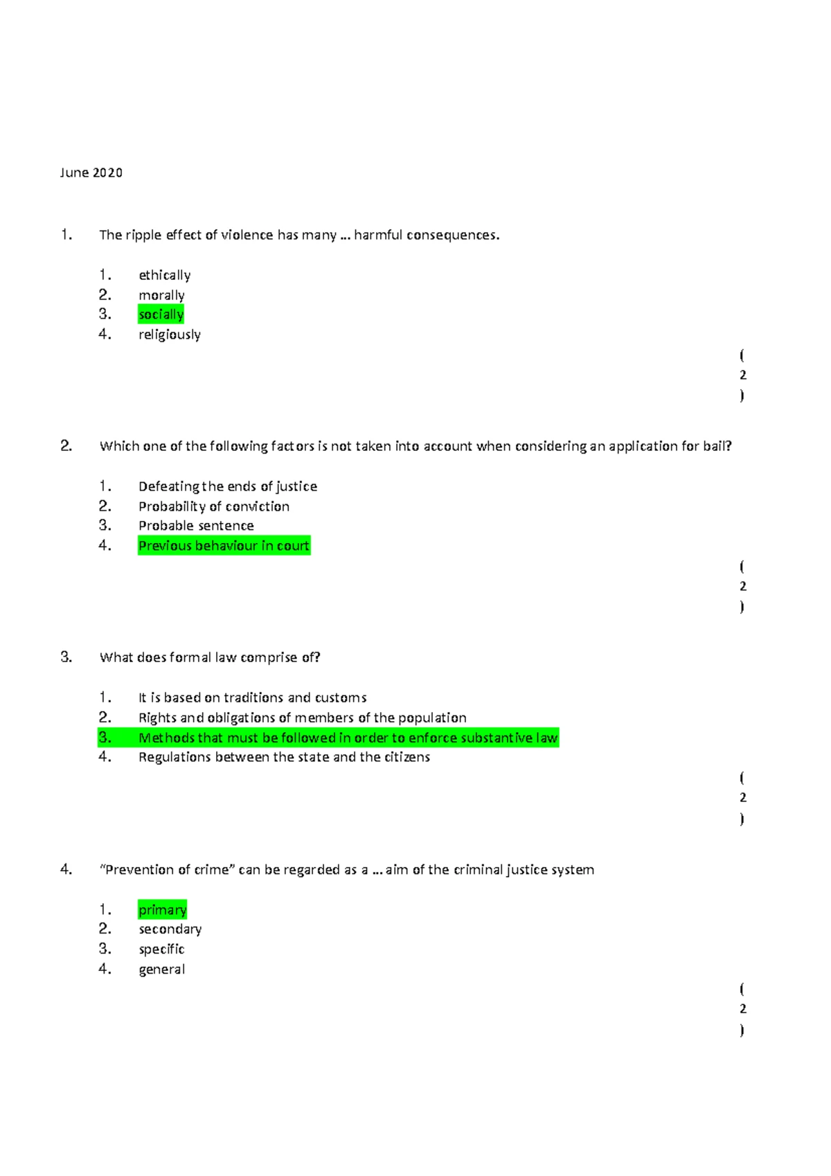 CMY1503 2016 6 E 1 past exam paper - CMY1503 - Studocu