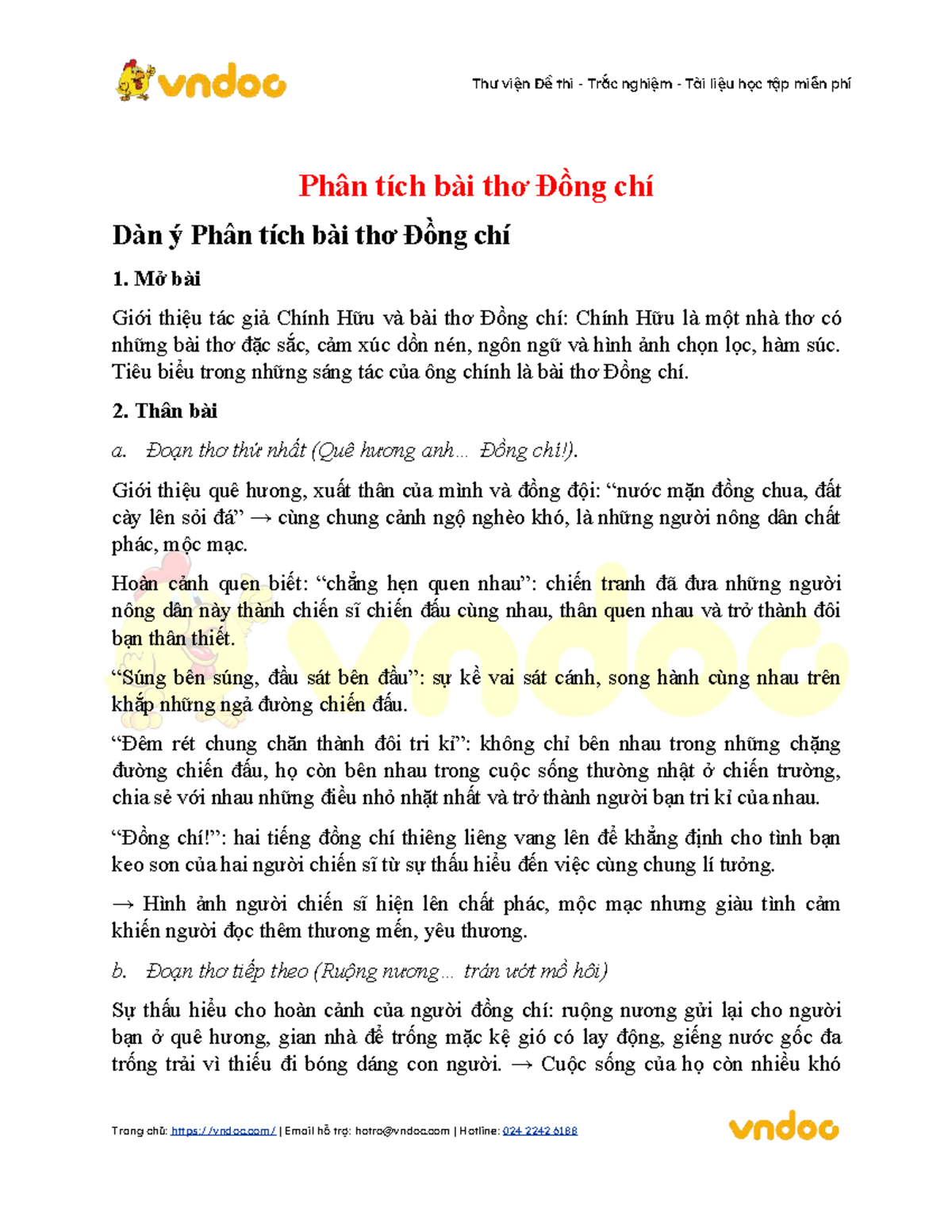 Phan tich bai tho dong chi - Phân tích bài thơ Đồng chí Dàn ý Phân tích ...