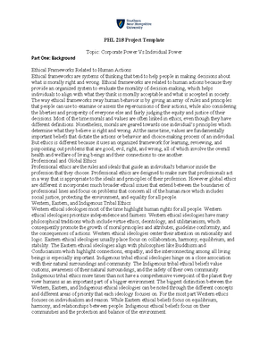 [Solved] make these into a short paper Part One Analyze Your Chosen ...