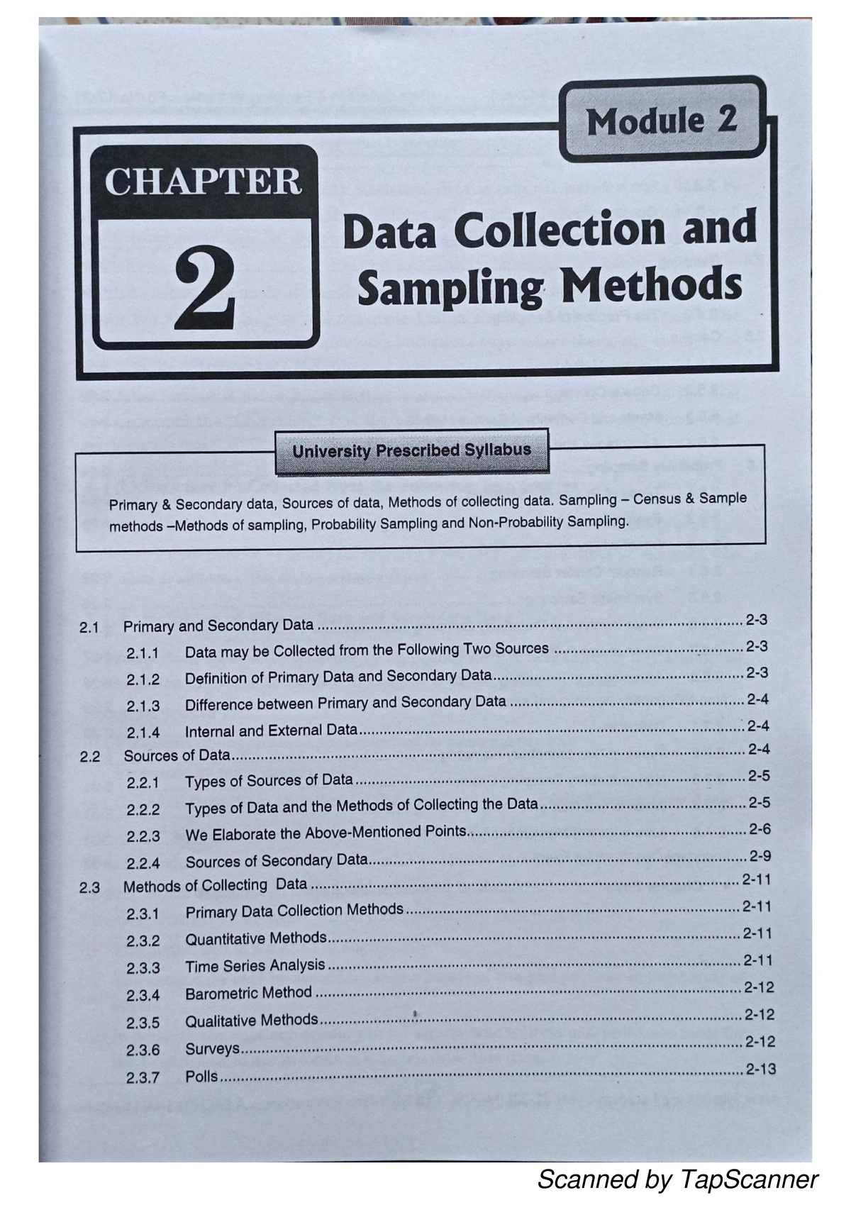 Comp Sem VI Quantitative Analysis+Sample Questions - Sample Questions Computer Engineering ...
