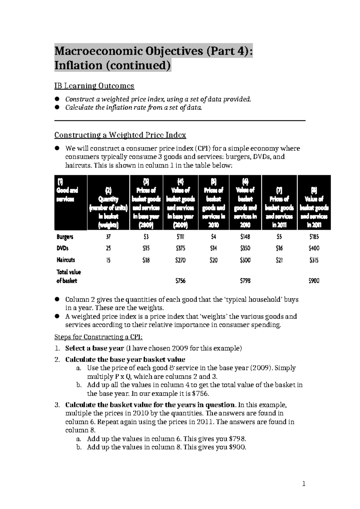 10 Macroeconomic Objectives (Part4) - Student Note - Macroeconomic ...