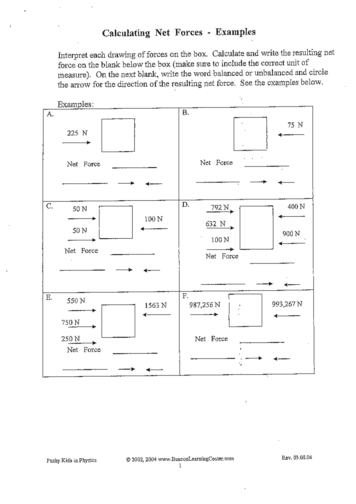 Forces and Force Vectors: Calculating Net Forces and Components - Studocu
