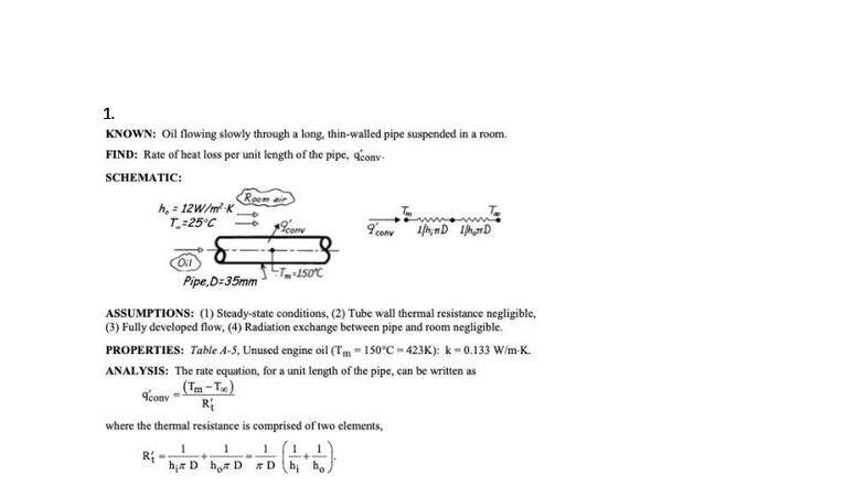 Convection Part 2 Solutions for Heat Transfer Analysis (ENGR 101) - Studocu