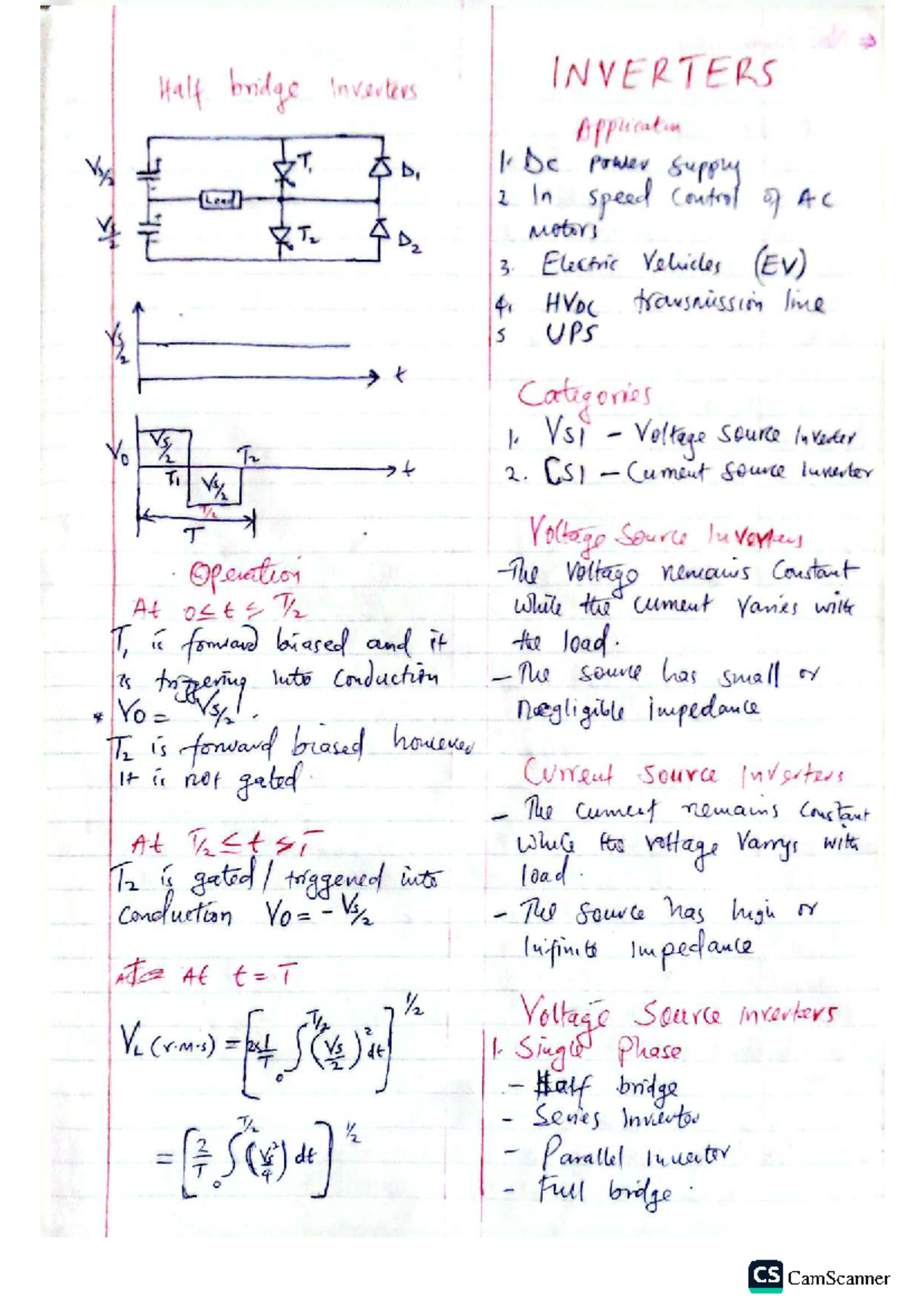 Inverter Technology Overview and Applications (ENG 101) - Studocu