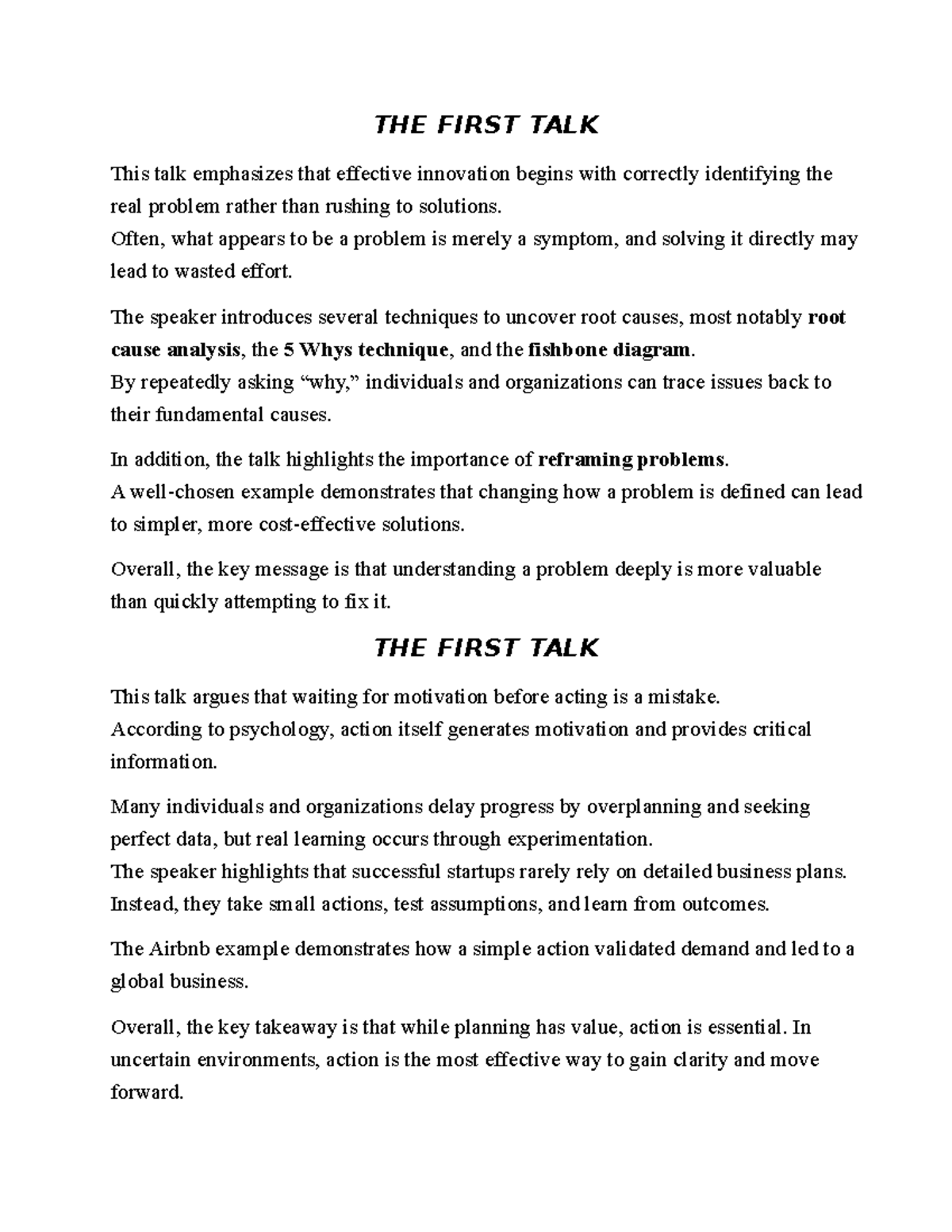 IELTS - ESGAG: Effective Innovation & Action in Problem Solving - Studocu