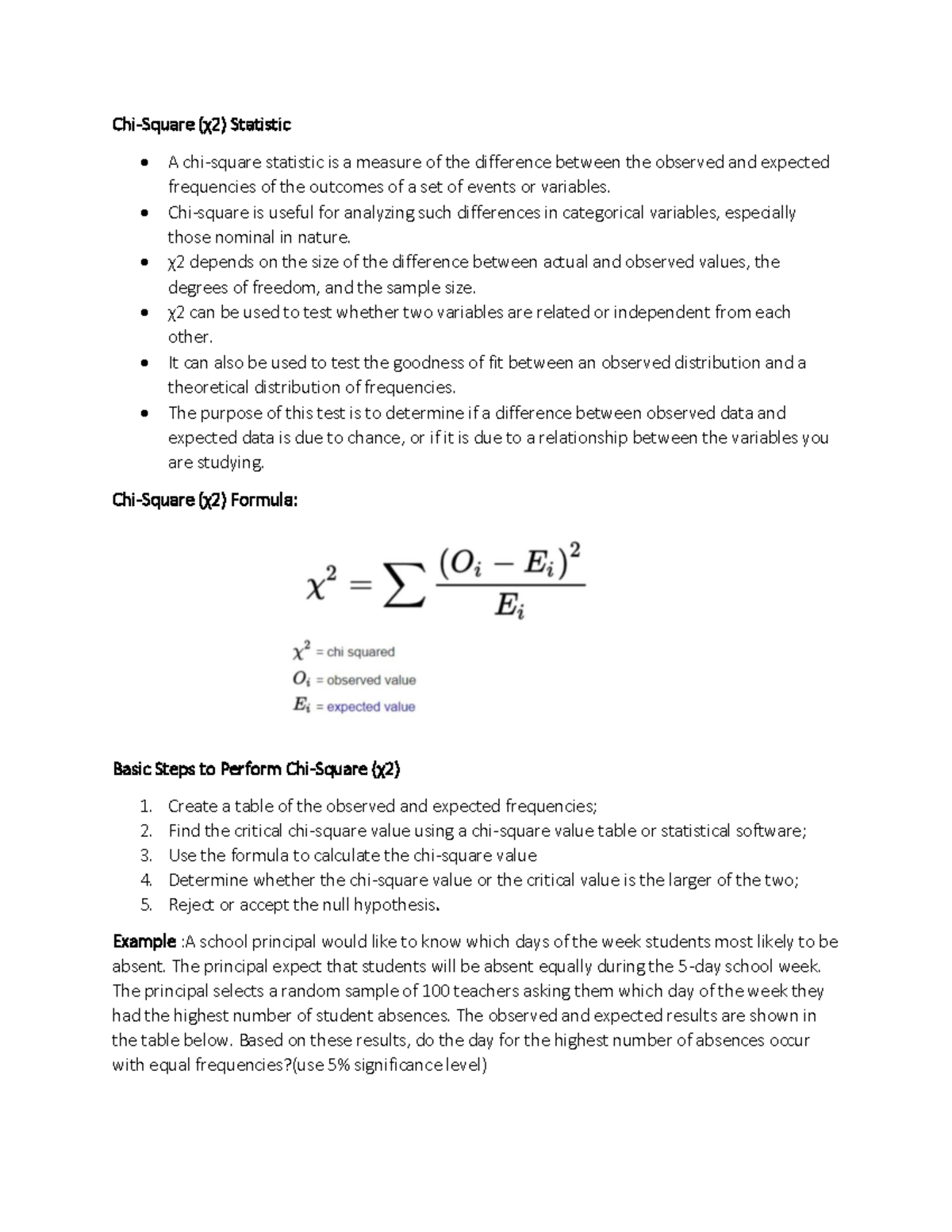 Chi-square statistics: Understanding the (χ2) test and its applications ...