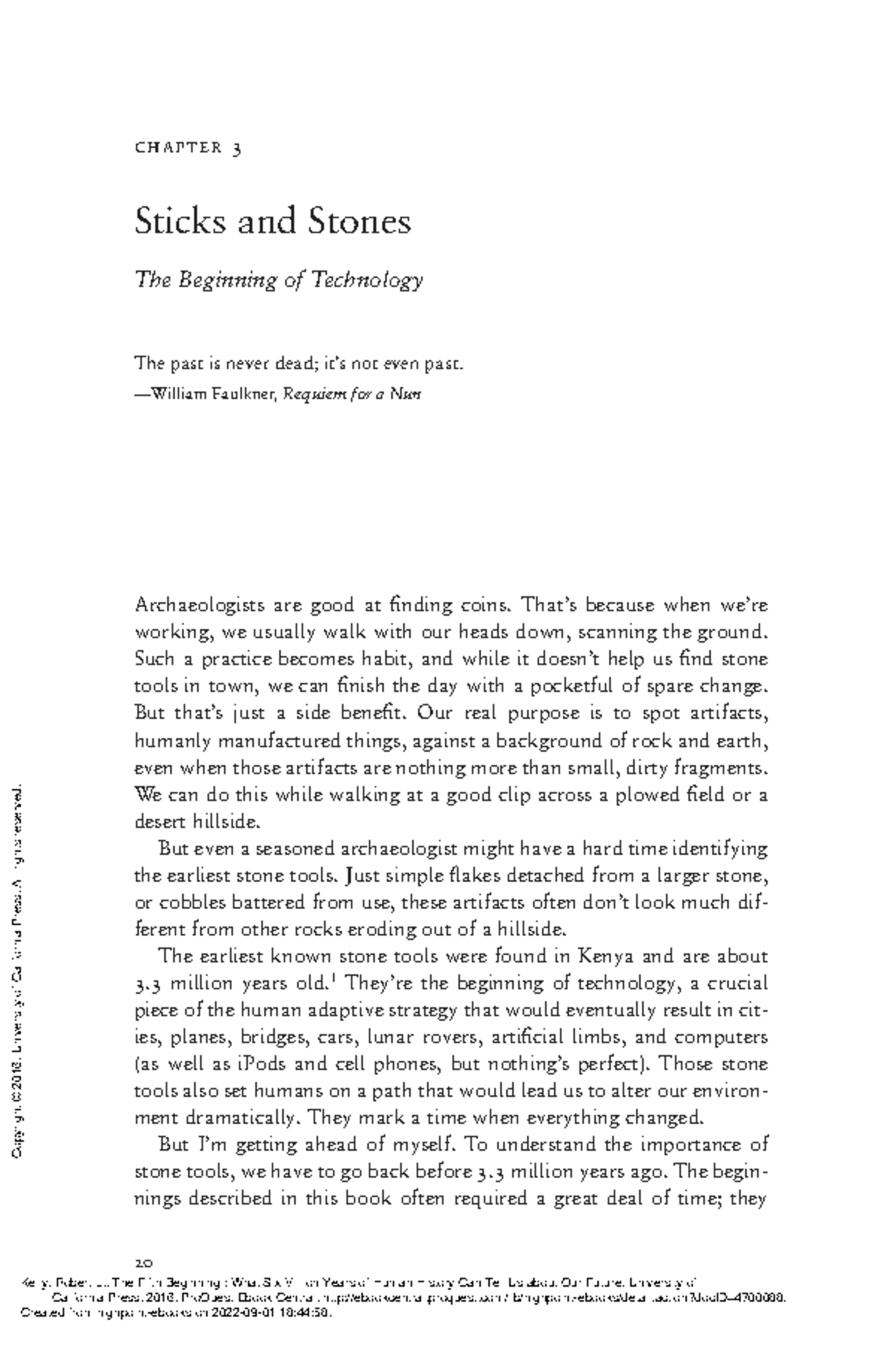 Chapter 3: The Emergence of Technology in The Fifth Beginning - Studocu