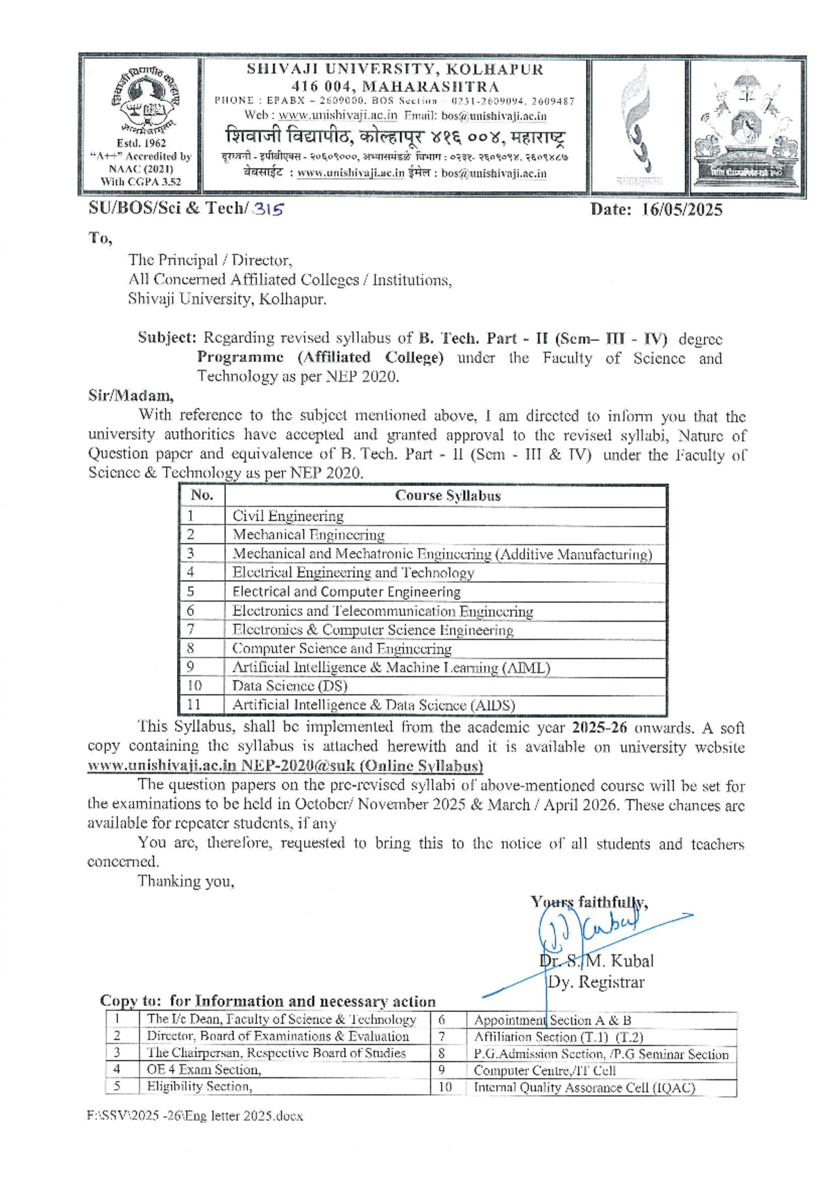 CE S.Y.B.Tech (NEP) Civil Engineering Revised Syllabus 2025-26 - Studocu