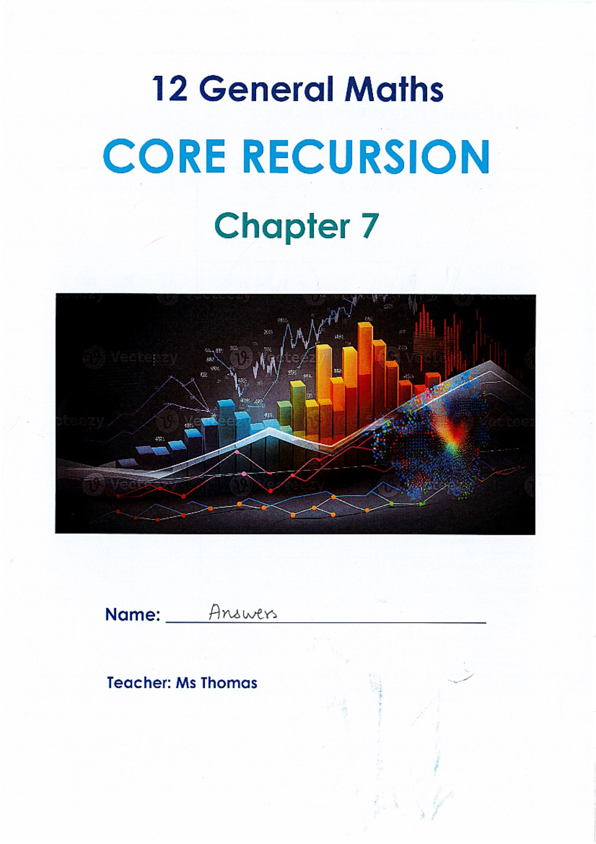 12 General Maths CORE CH7 Recursion Notes & Answers 2025 - Studocu