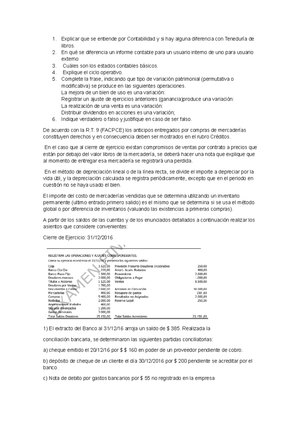 Compilación de Exámenes de Contabilidad UVQ: Conceptos y Ejercicios ...
