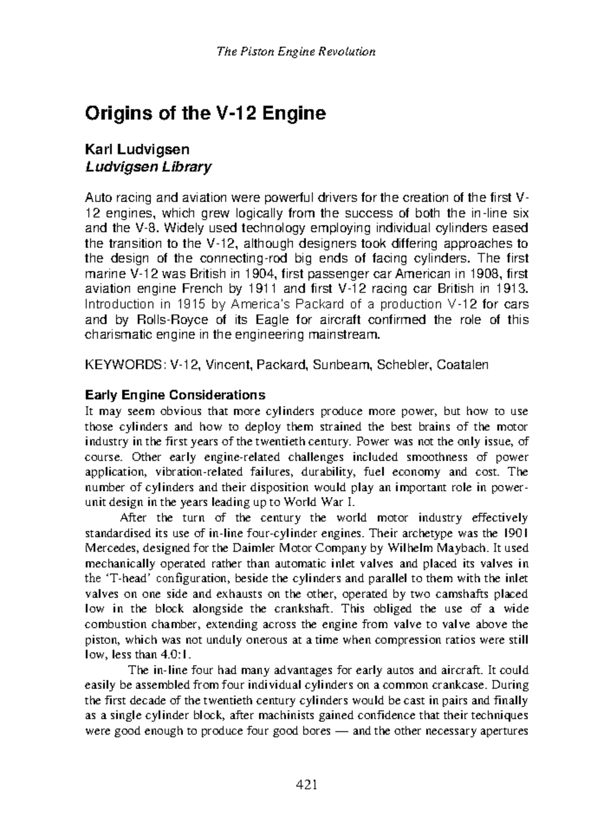 The Piston Engine Revolution: Origins and Evolution of V12 Engines ...