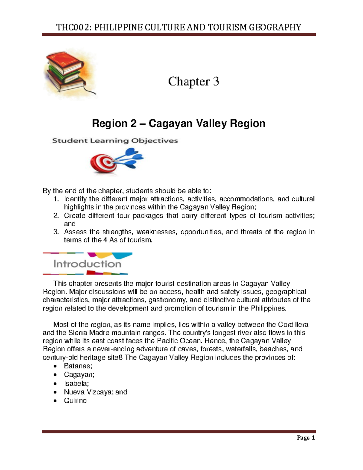 Chapter 3 - Geography and Culture of Cagayan Valley Region (Philippine ...