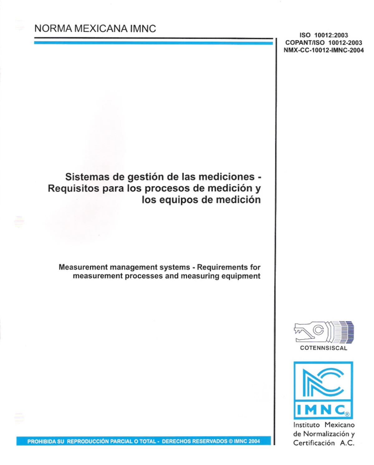 NMX-CC-9000-IMNC-2015 fundamentos y vocabulario - NORMA MEXICANA IMNC ...