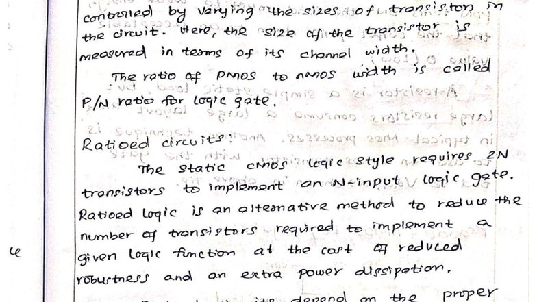 Controlled Varying Sizes of Transistors in CMOS Logic Circuits (EE 101 ...