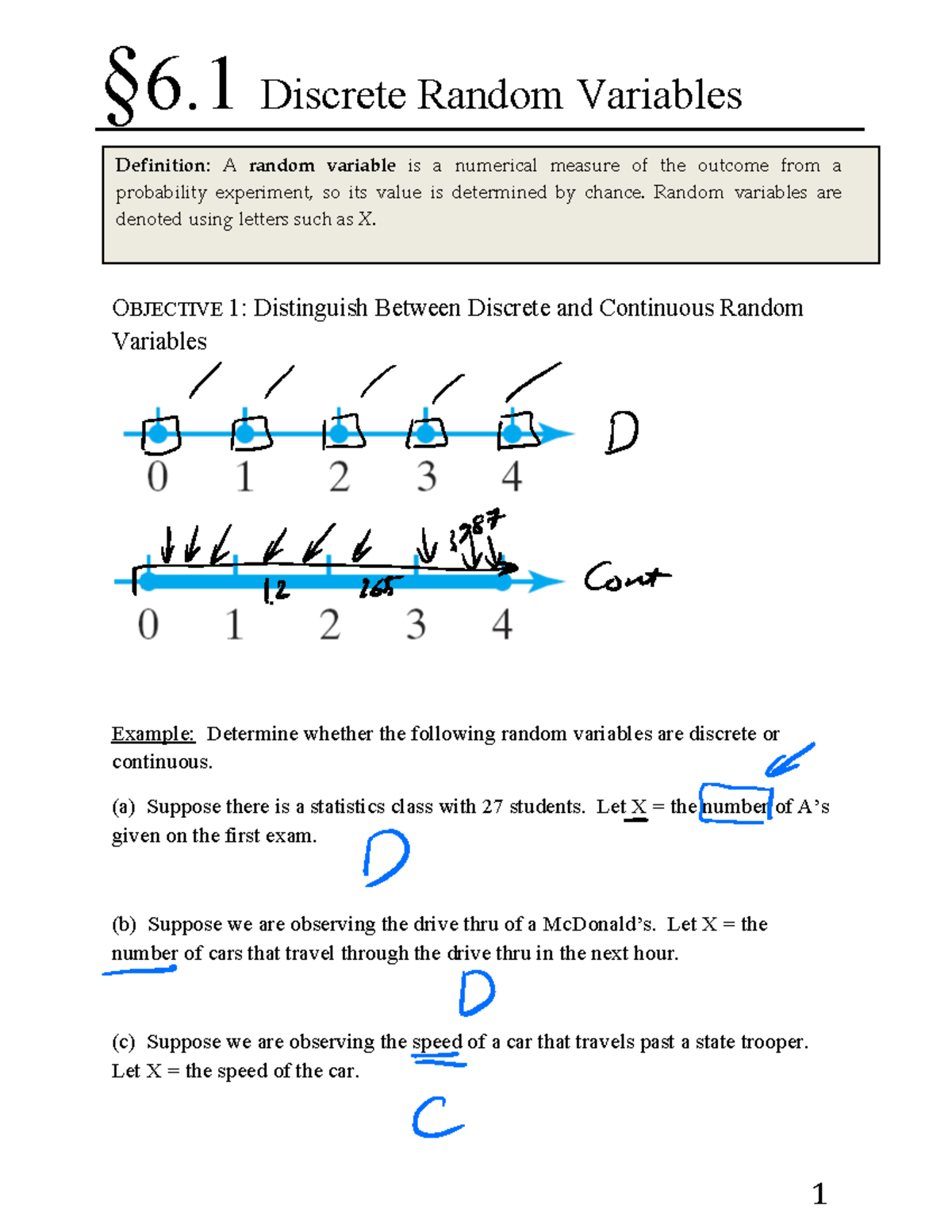 Discrete Random Variables and Probability Distributions - Stat 101 - Studocu