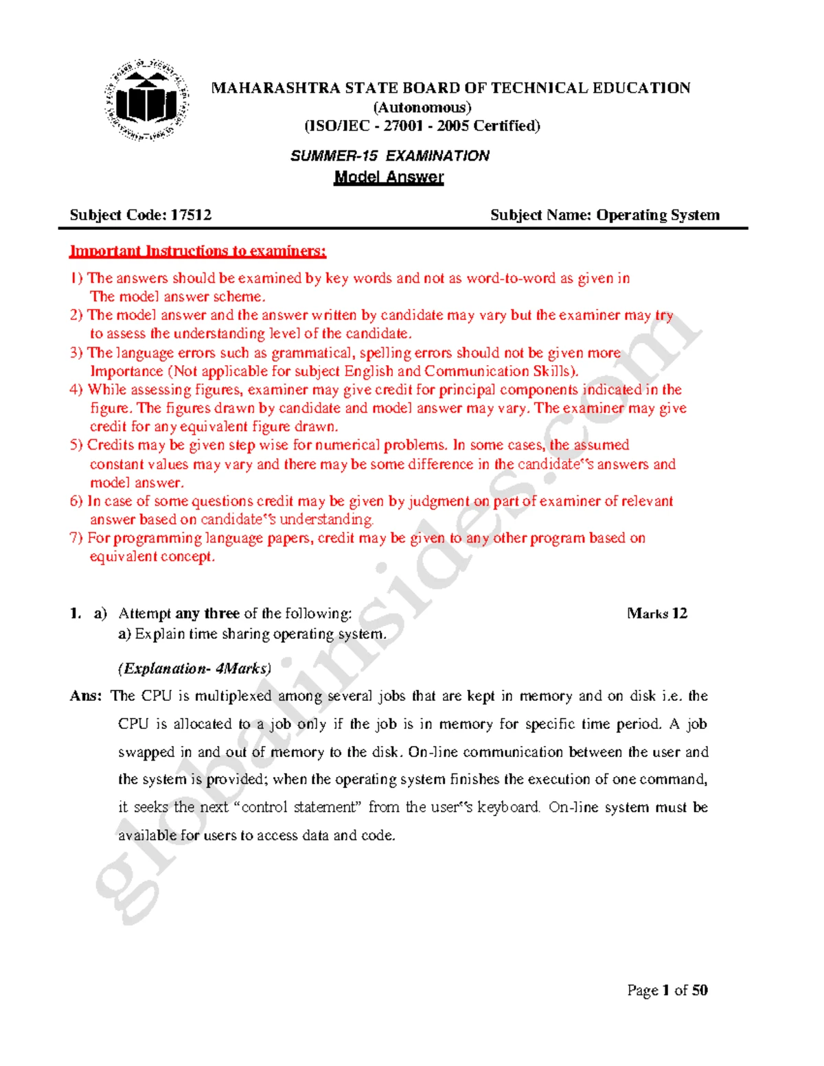 OS lab programs - LAB PROGRAM- 1 Develop a c program to implement the Process system calls (fork ...