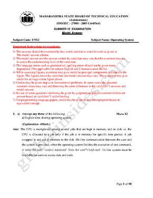 40+ operating system interview questions (2025) - Interviewbit - Studocu