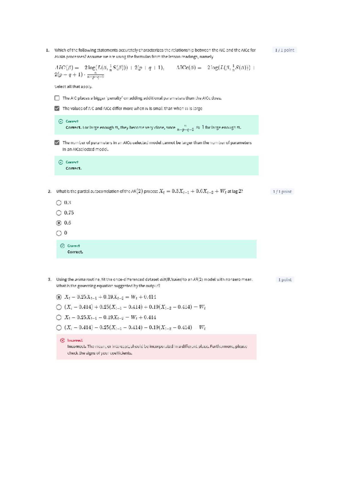 Intro to Time Series - Final Exam (Course Code: 1) - Studocu