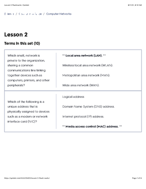 Lesson 5 Flashcards Quizlet - Lesson 5 Terms in this set (10) Why is it ...