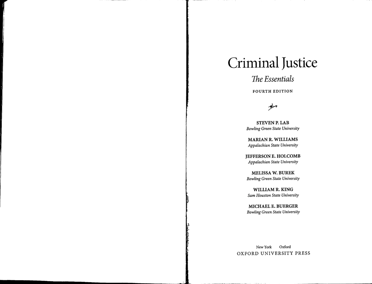 The Four Cs of the American Criminal Justice System: Overview and ...