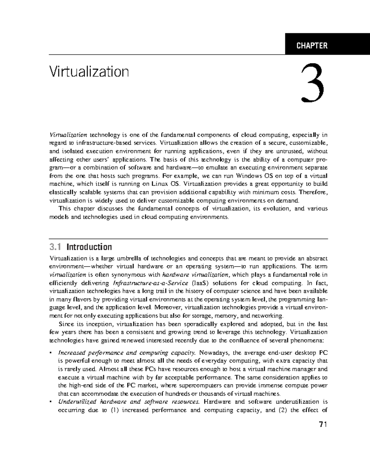 CHAPTER 3: Virtualization in Cloud Computing (Unit-2) - Studocu