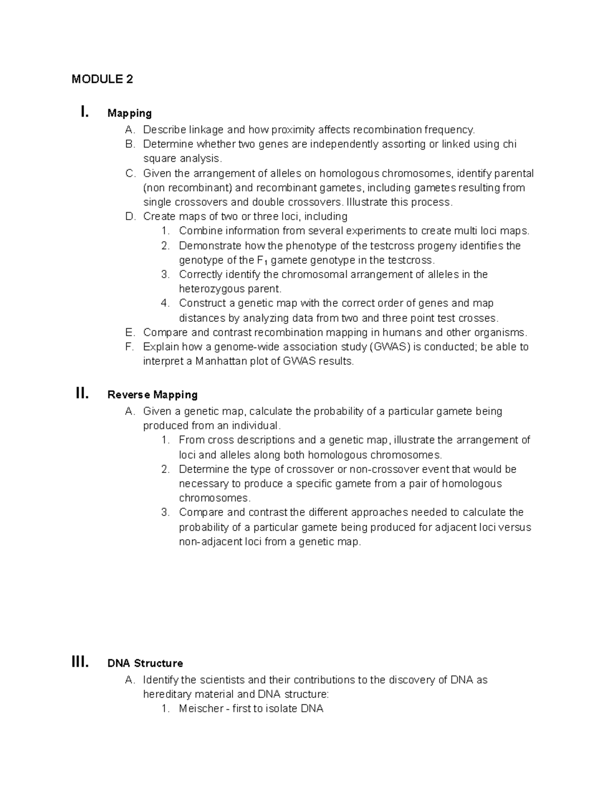 GN311 Module 2: Essentials of DNA Structure, Replication ...