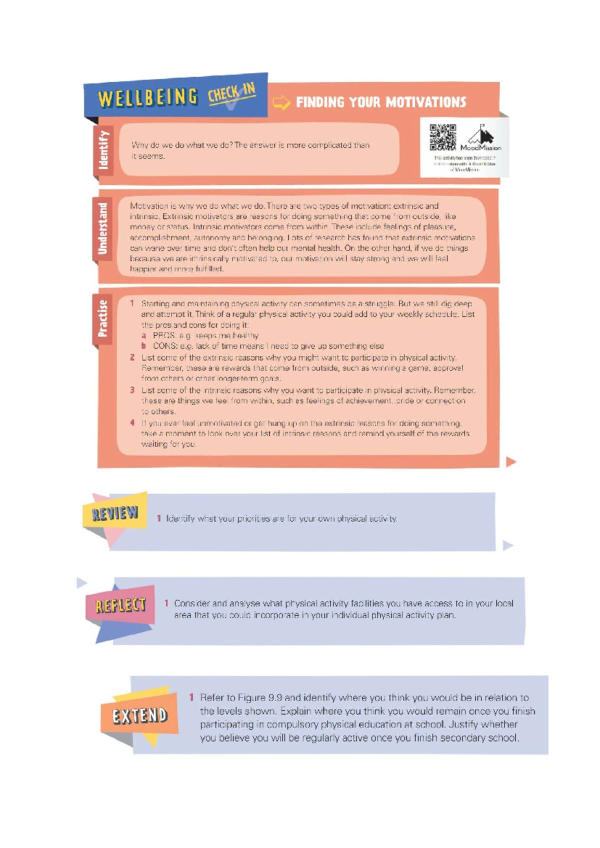 10PE L2 Worksheet: Understanding Intrinsic & Extrinsic Motivation in ...