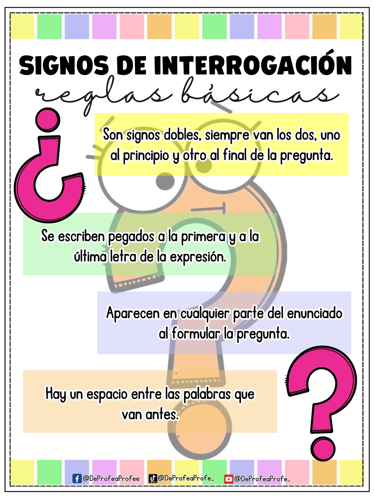 18. Reglas Básicas de Signos Ortográficos - DE Profe A Profe - Studocu