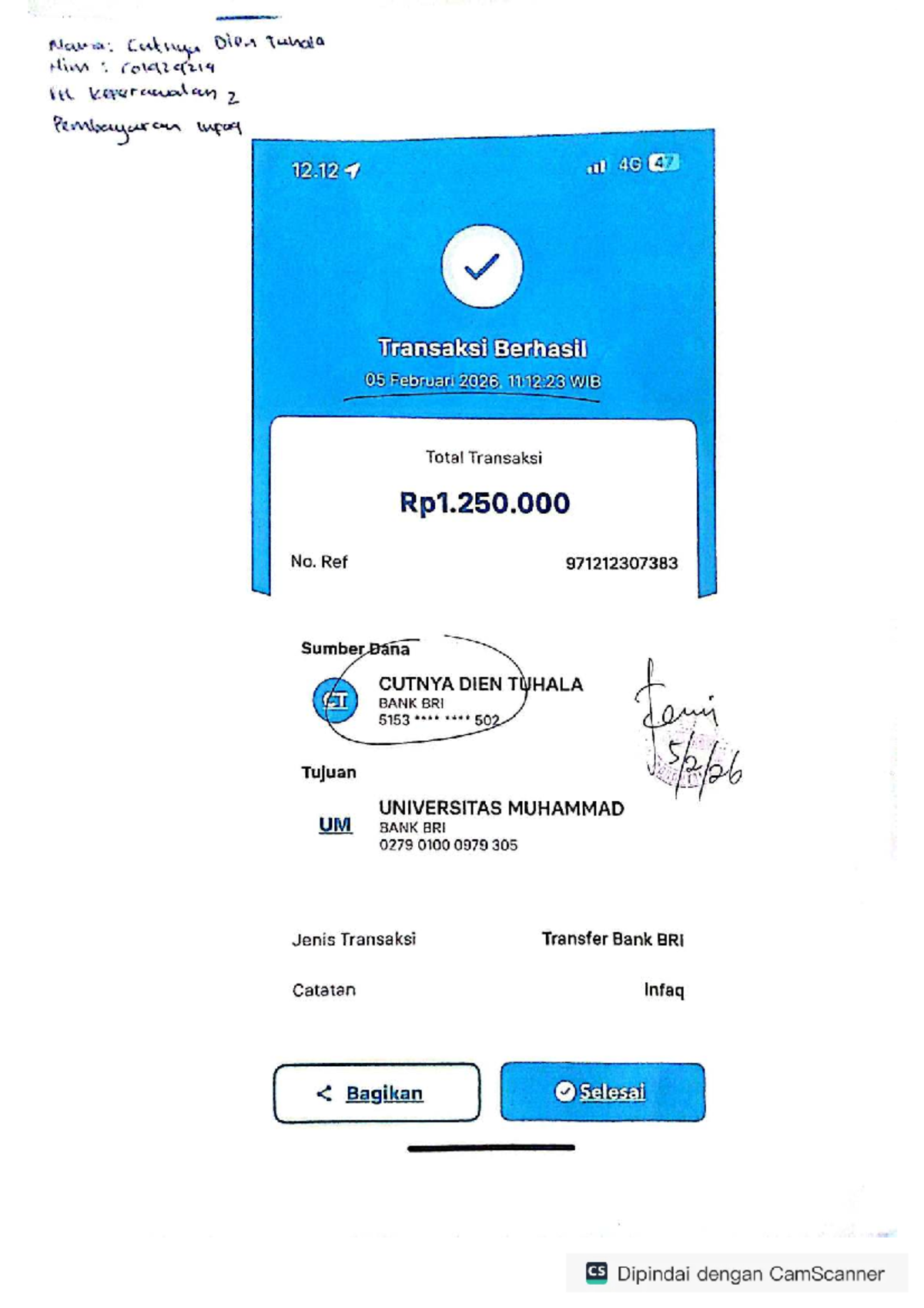 Spp dan infaq - mbsnnsks - Muhammadiyah Studies - HwA Covel 1y WL ...