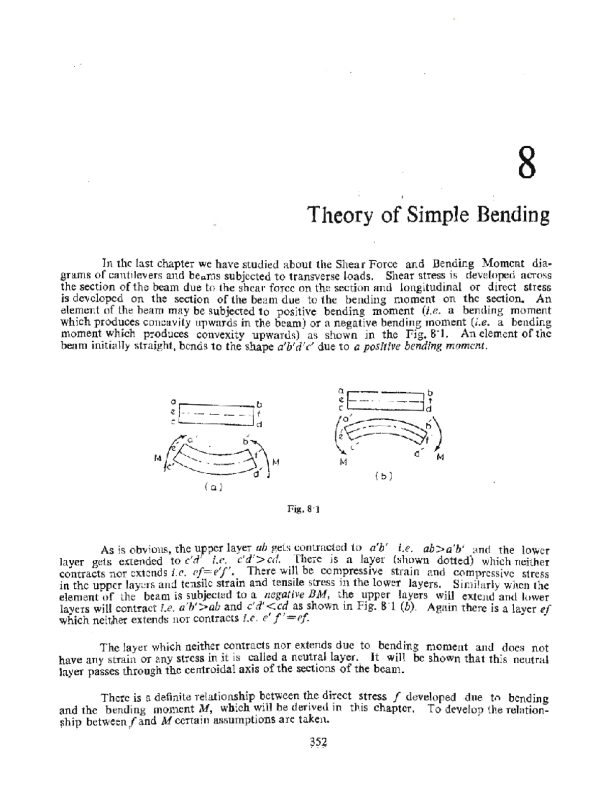 8. Theory of Simple Bending: Understanding Shear and Bending Moments ...