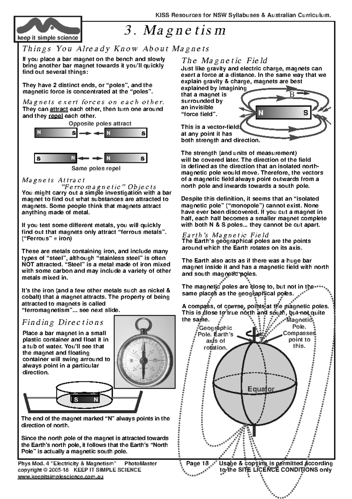 KISS M4 IQ3 Notes - Understanding Magnetism and Magnetic Fields - Studocu