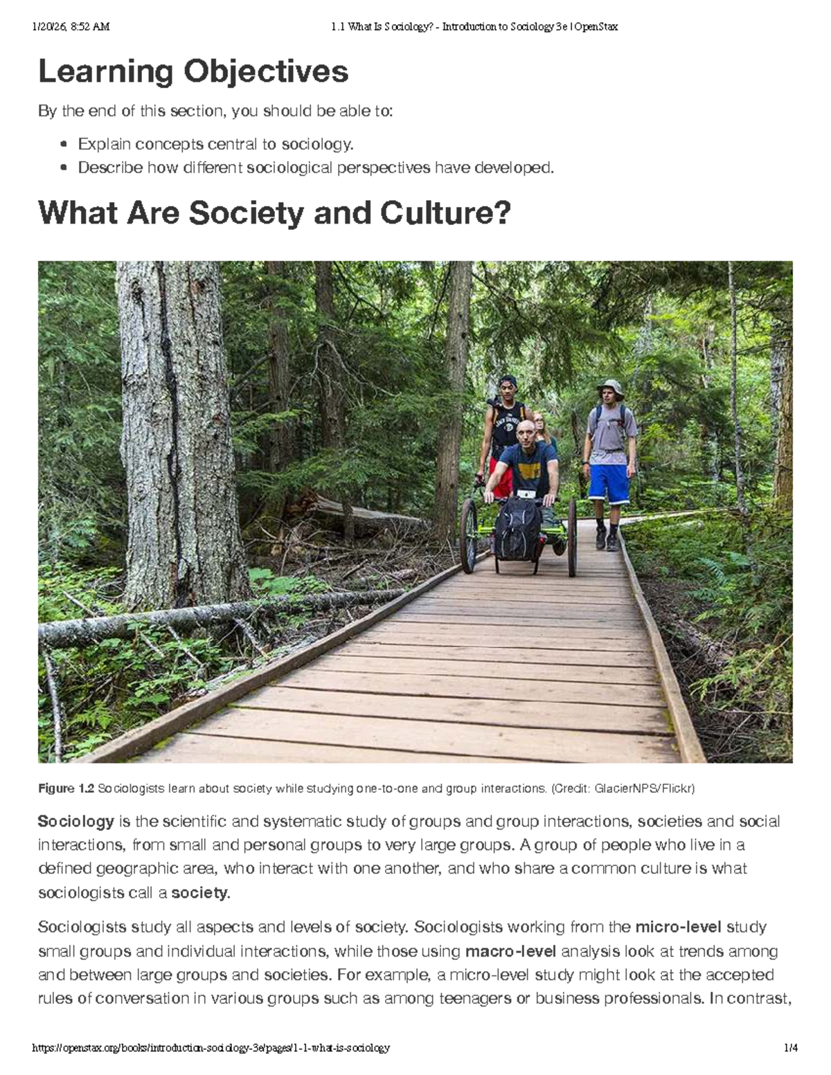 Chapter 1: What Is Sociology? - Intro to Sociology 3e OpenStax - Studocu