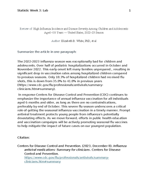 [Solved] A study was done using a treatment group and a placebo group ...