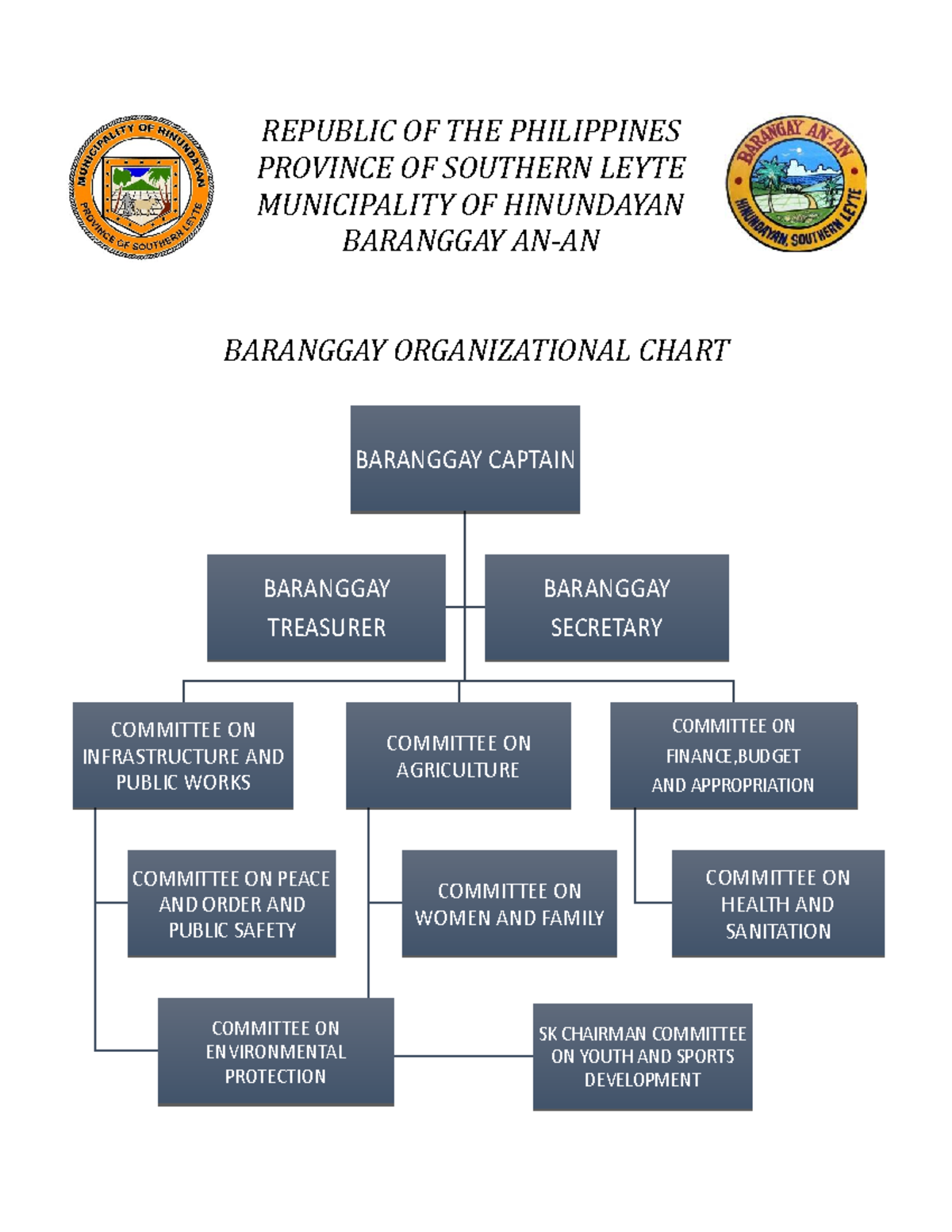 Organizational- Chart - REPUBLIC OF THE PHILIPPINES PROVINCE OF ...