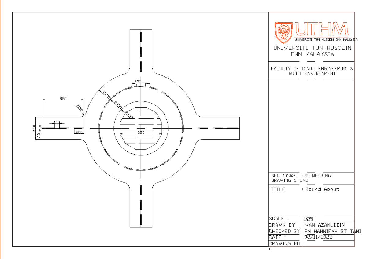 Round About Engineering Drawing & CAD (BFC 10302) - Studocu