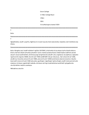 [Solved] Izandla ziyagezana essay 150 words - IsiZulu - First ...