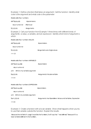 [Solved] Create your own Python code examples that demonstrate each of the - Fundamental ...