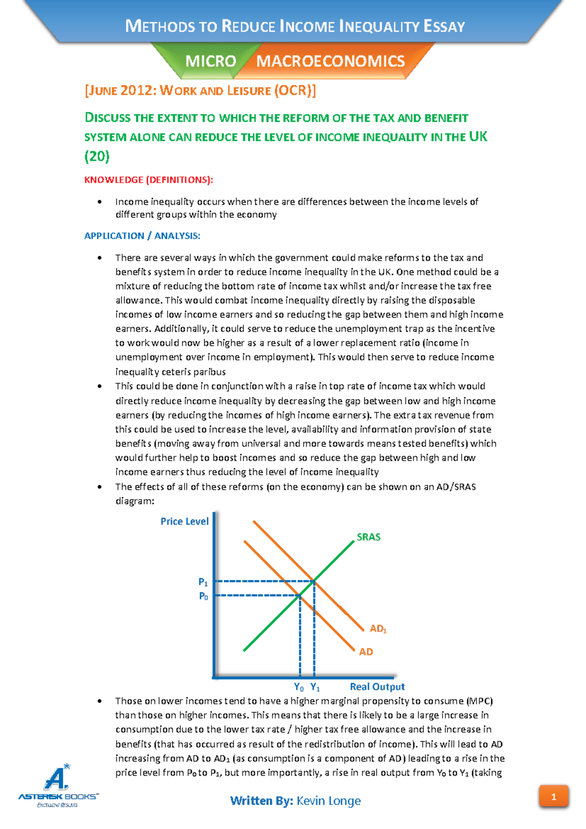 Methods to Reduce Income Inequality (Microeconomic and Macroeconomic ...