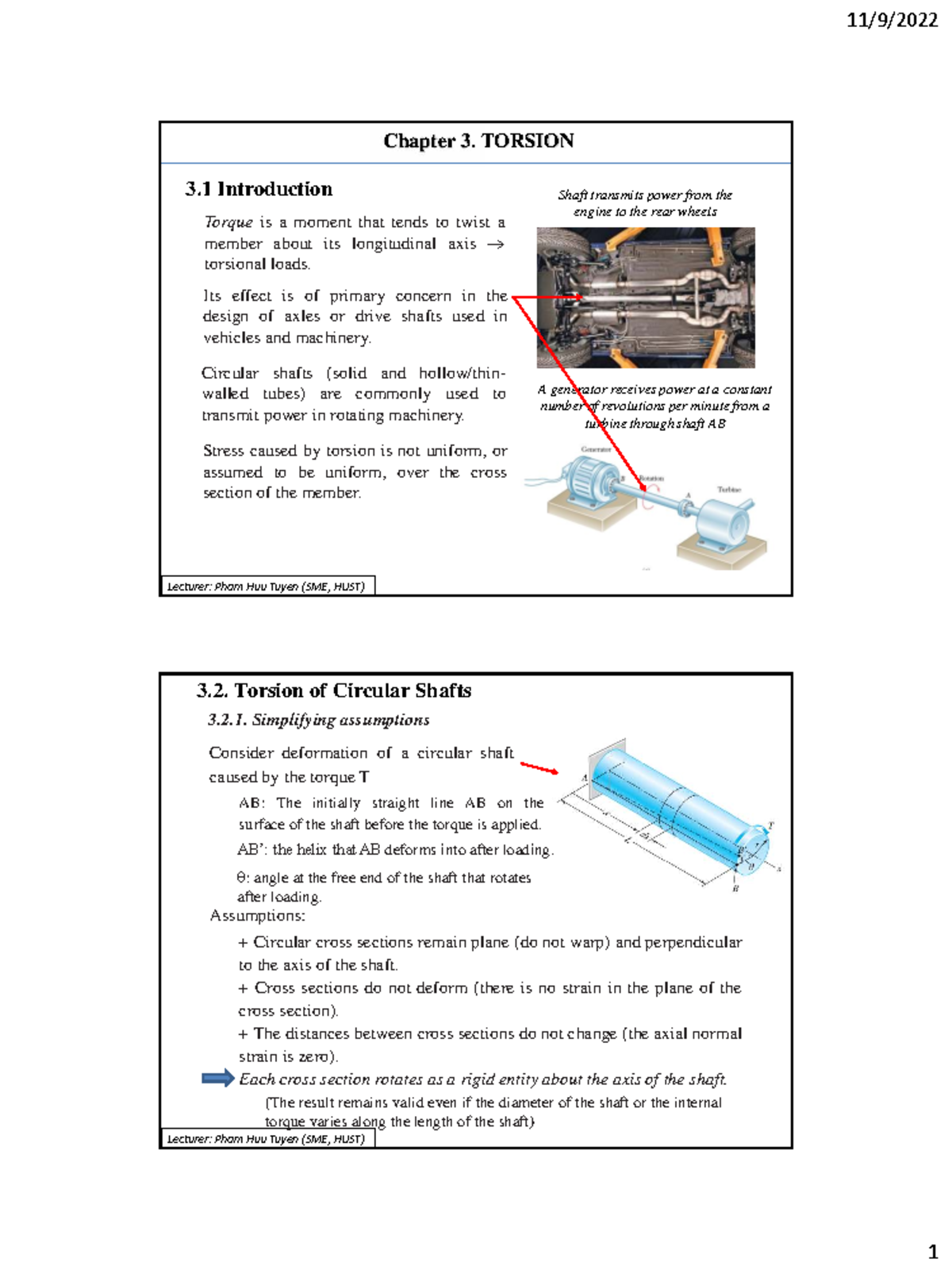 Chapter 3: Torsion - Detailed Analysis and Applications - Studocu