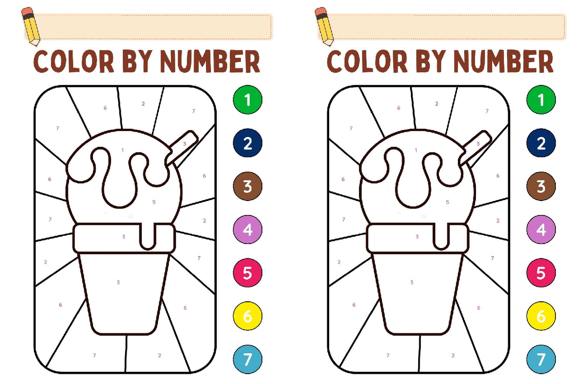 Color by Number: Ice Cream Coloring Activity - Studocu