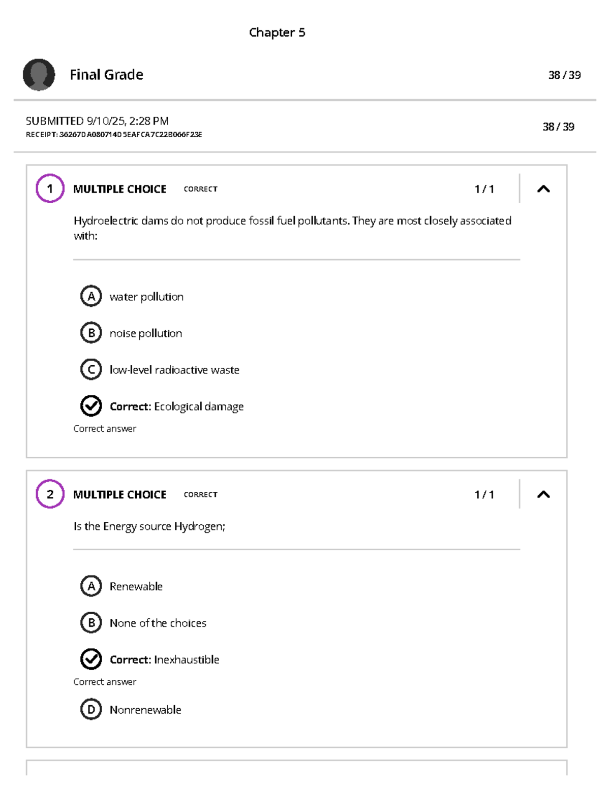 Chapter 5: Final Exam on Energy Sources (Renewable & Nonrenewable) - Studocu