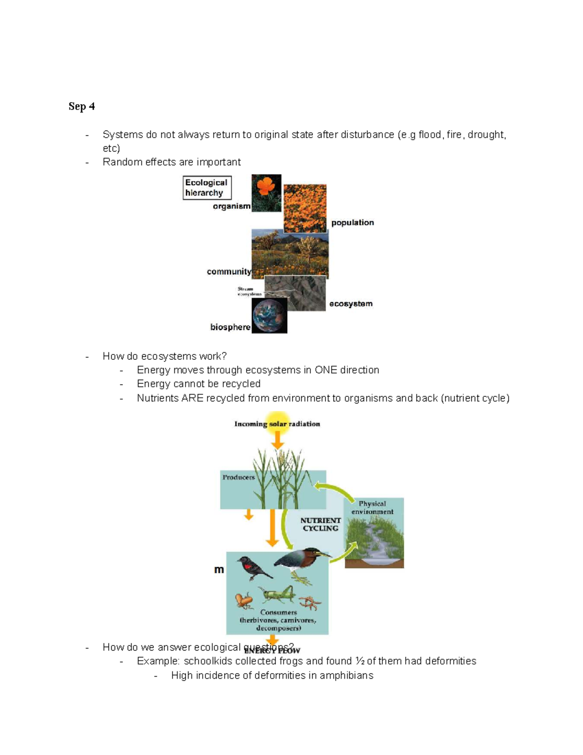2483 - Ecology Lecture: Ecosystem Dynamics and Evolutionary Adaptations ...