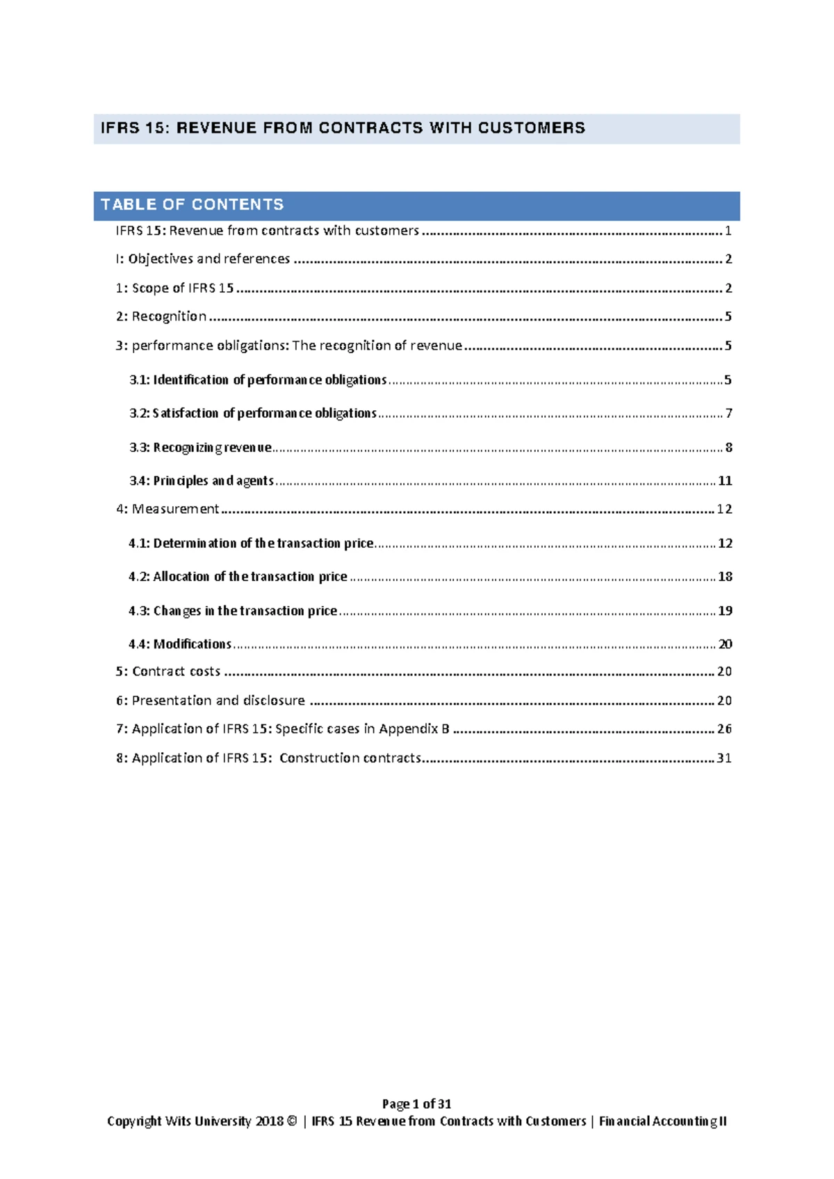 IFRS 16 Leases - Summary with examples - PDF - IFRS 7 Financial ...