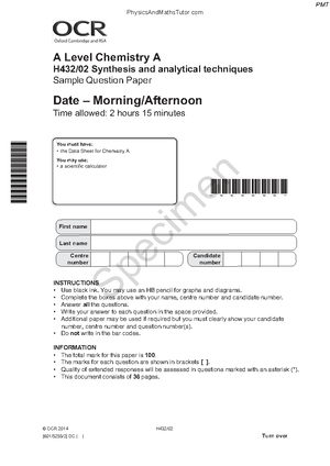 [Solved] aqa alevel chemistry required practical 3 investigation of how ...