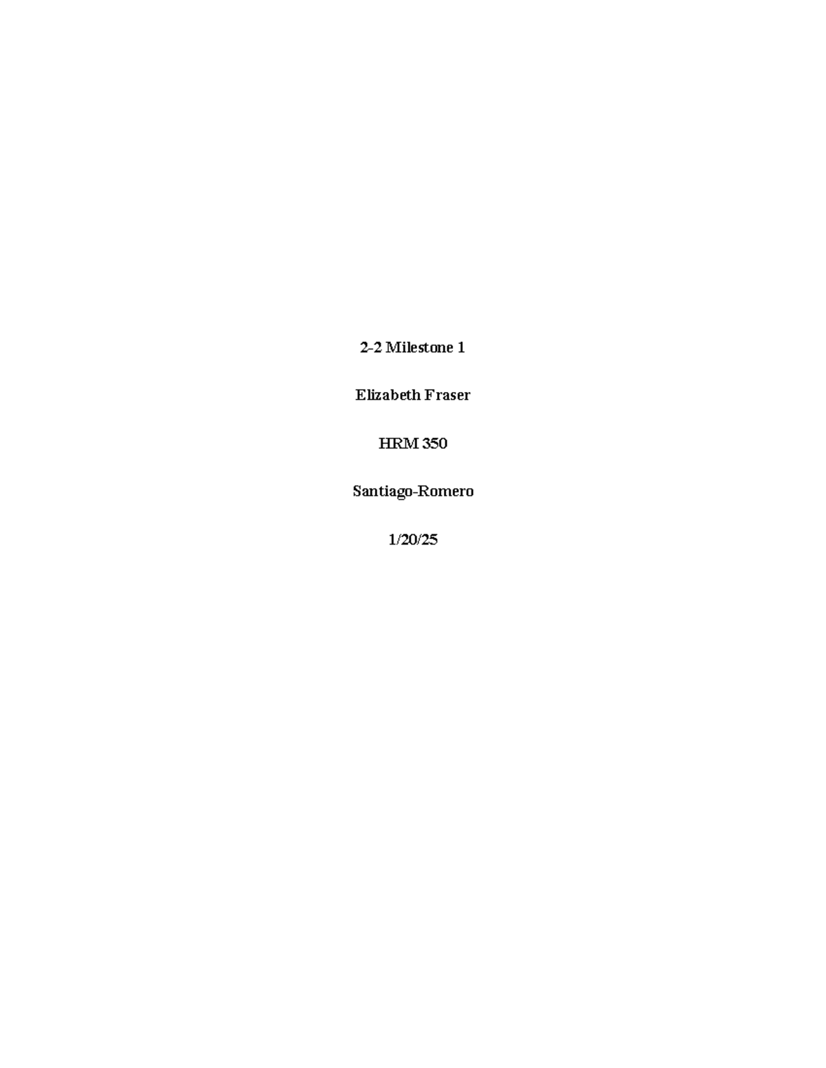 HRM 350 - Sales Training Plan Memo: Milestone 1 Analysis - Studocu
